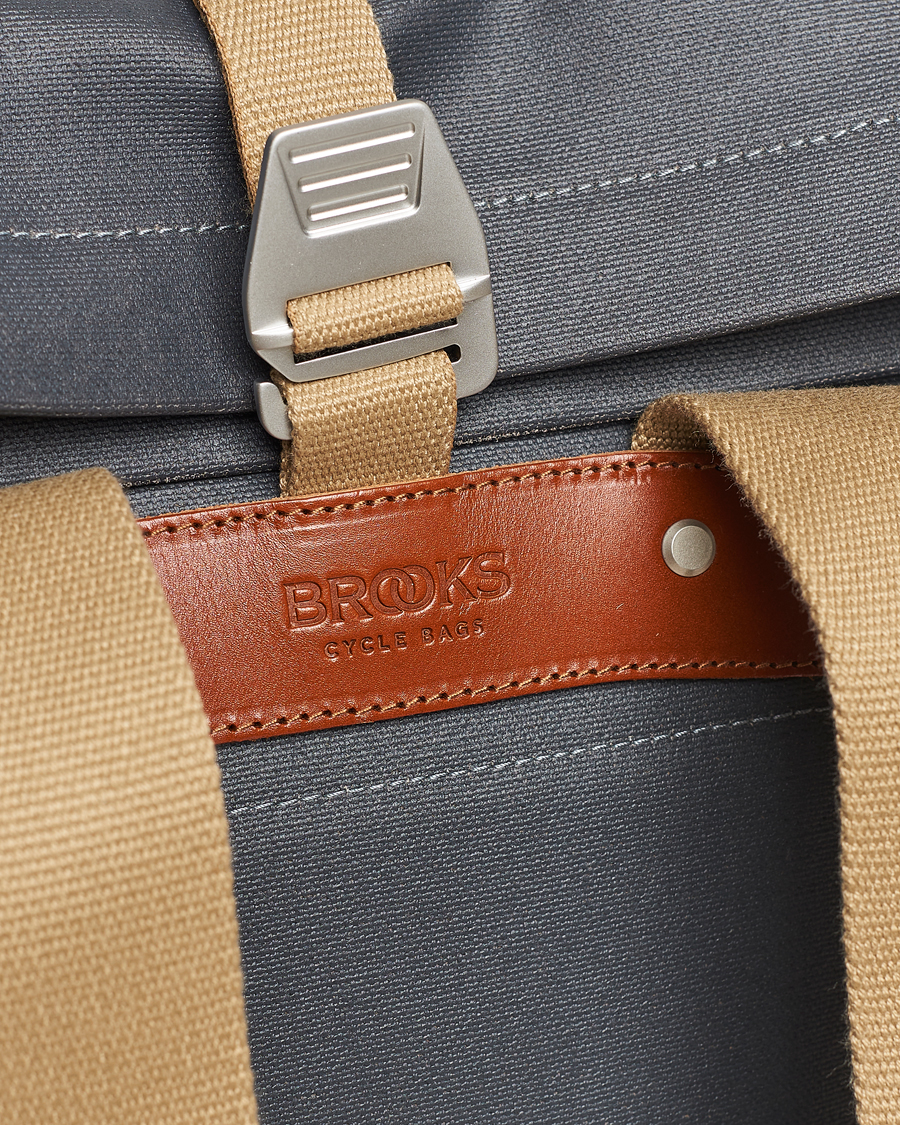 Brooks England Pickwick Cotton Canvas 26L Backpack Grey Honey at CareOfCarl