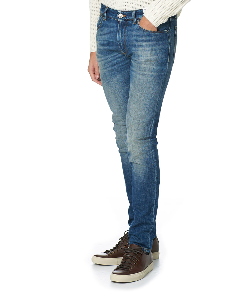 PT01 Slim Fit Stretch Denim Medium Blue Wash at CareOfCarl.com