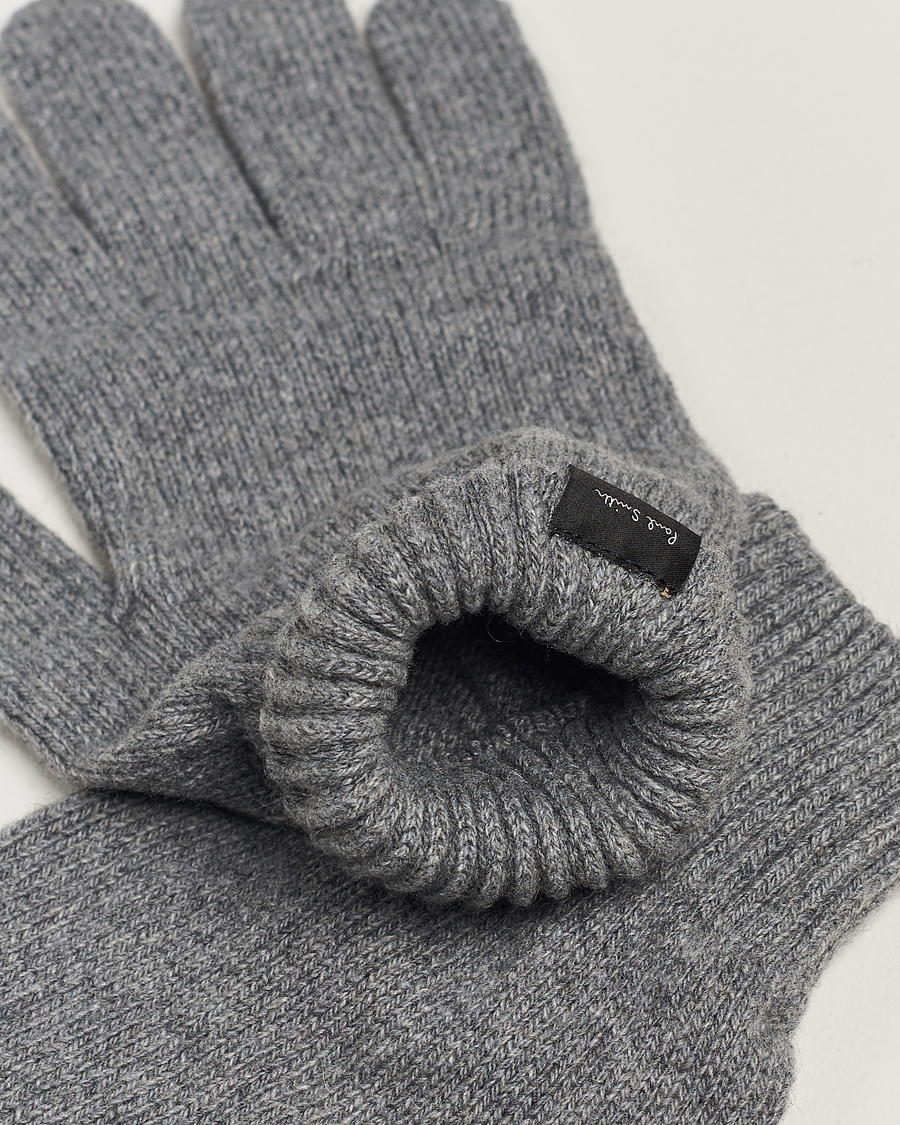 Hestra Deerskin Wool Tricot Glove Grey/Black at CareOfCarl.com