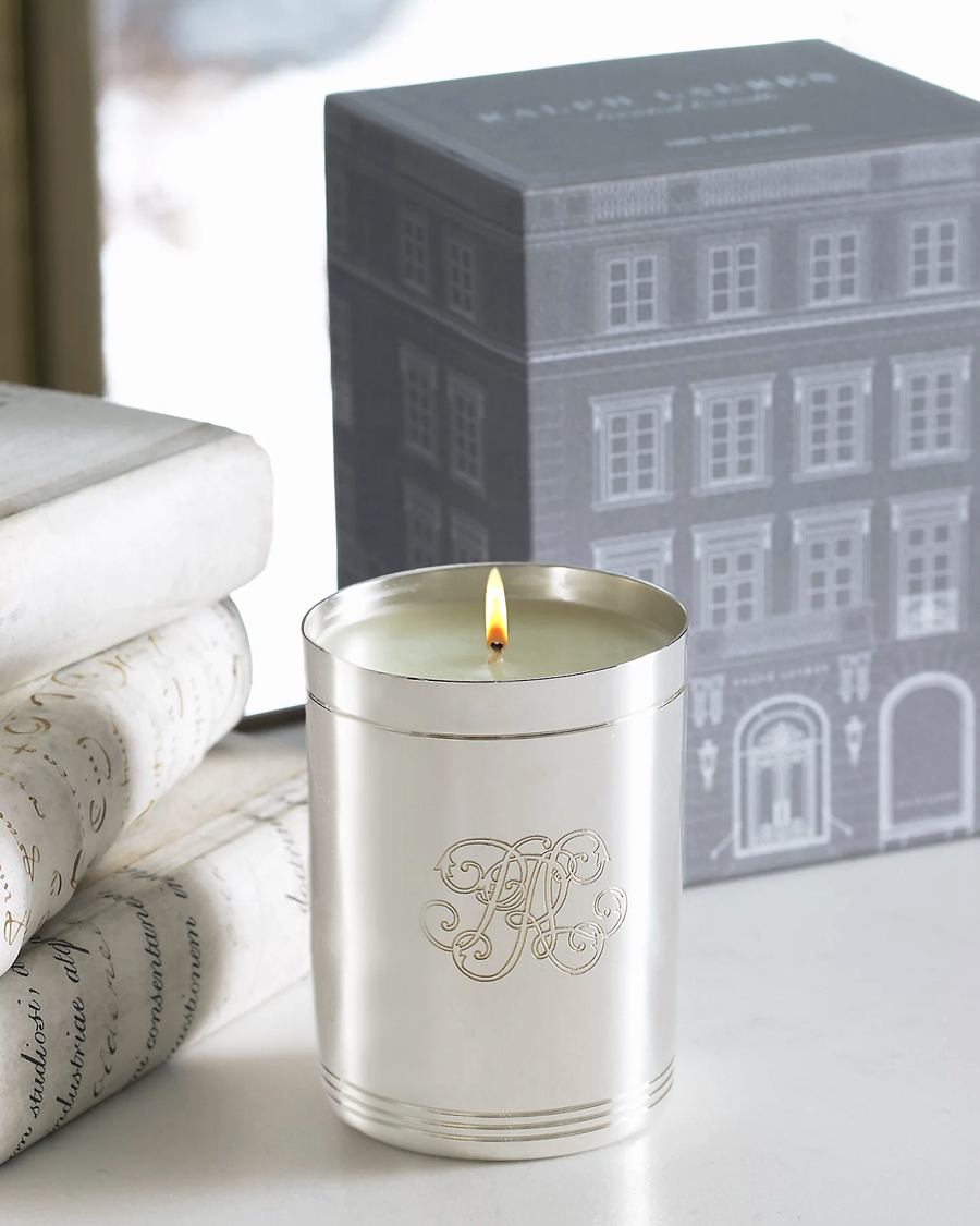 Ralph Lauren Home 888 Madison Flagship Single Wick Candle Silver at CareOfC
