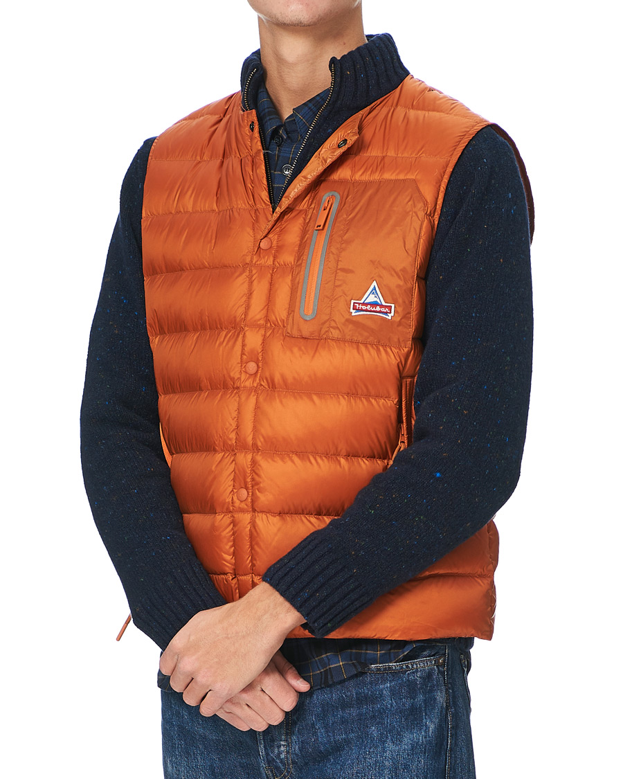 Holubar M142 Nylon Vest Dark Orange at CareOfCarl.com