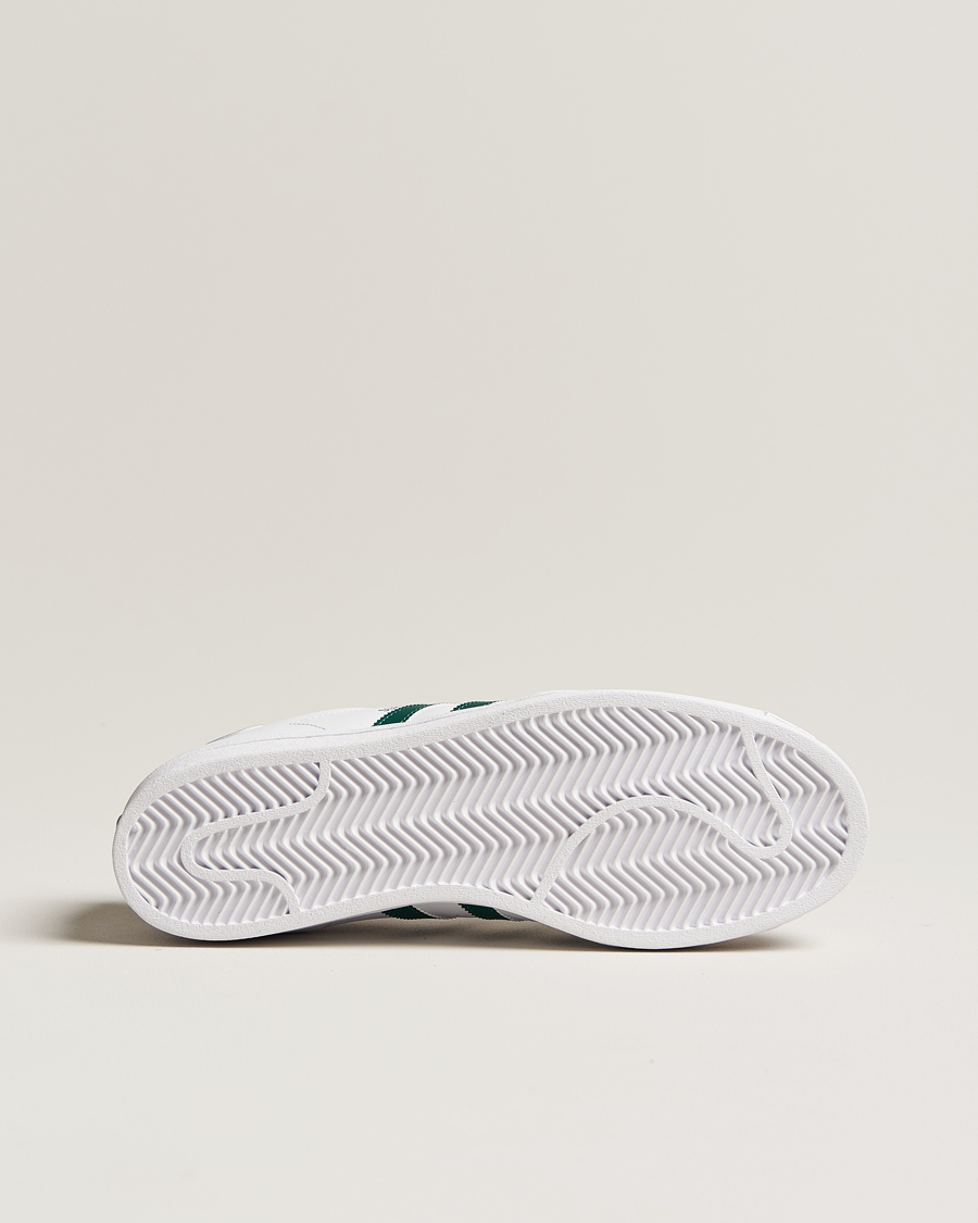 adidas Originals Superstar Sneaker White/Green at CareOfCarl.com