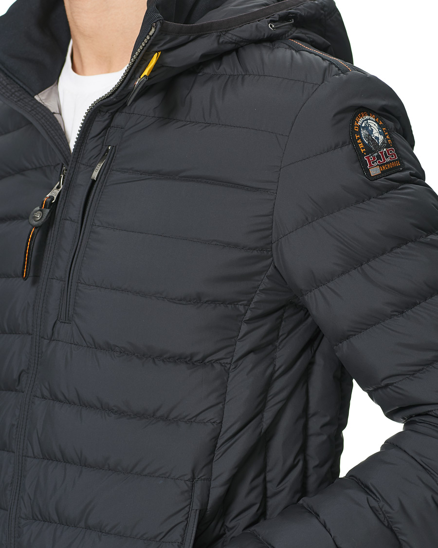 Parajumpers Last Minute Super Lightweight Hooded Jacket Black at CareOfCarl