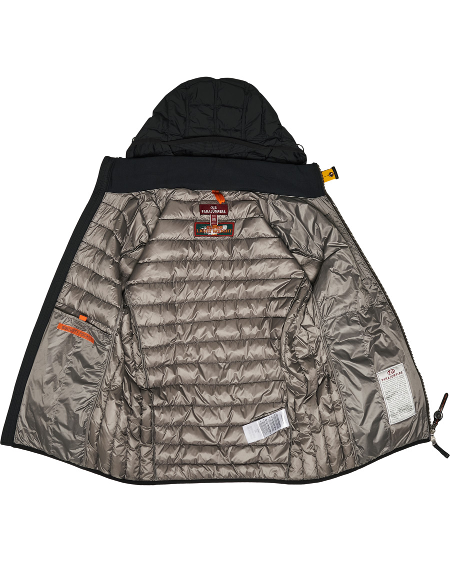 Parajumpers Last Minute Super Lightweight Hooded Jacket Black at CareOfCarl
