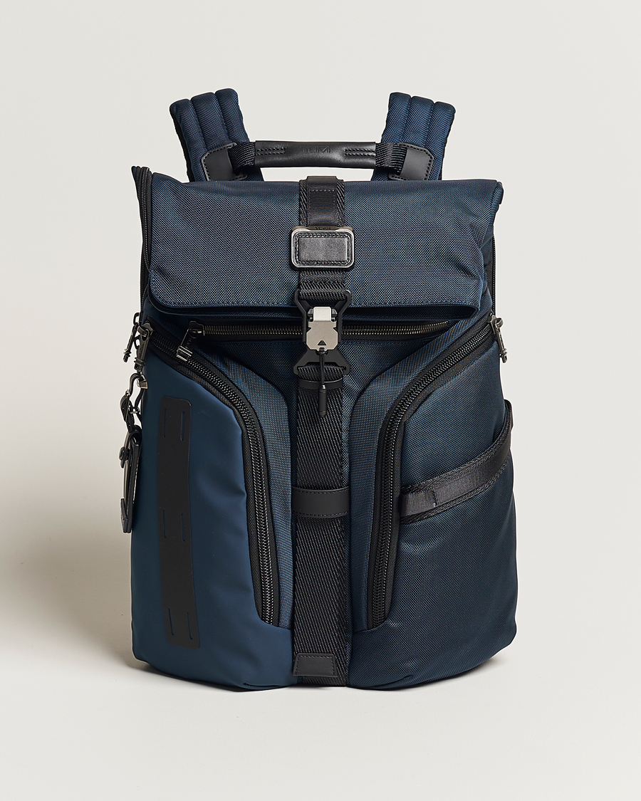 TUMI Alpha Bravo Logistics Backpack Navy at CareOfCarl.com