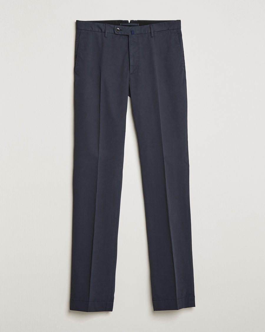 Incotex Regular Fit Comfort Chinos Navy at CareOfCarl.com