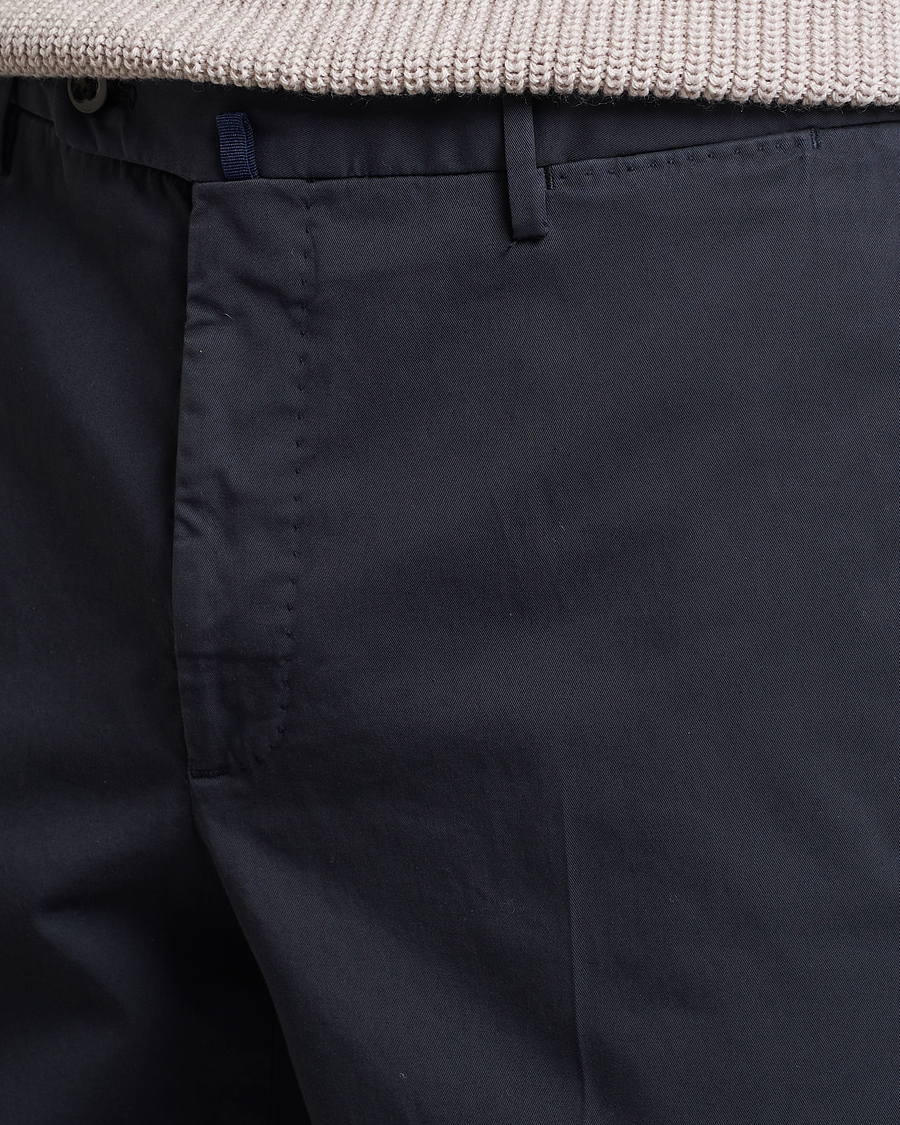 Incotex Regular Fit Comfort Chinos Navy at CareOfCarl.com