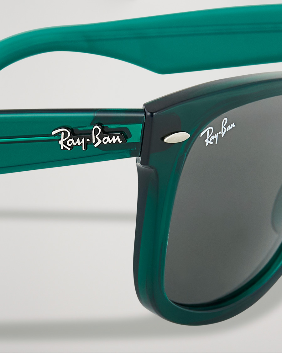 Ray-Ban Original Wayfarer Sunglasses Green at CareOfCarl.com