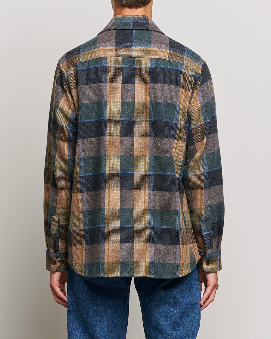 Nudie Jeans Robban Wool Checked Overshirt Multi at CareOfCarl.com