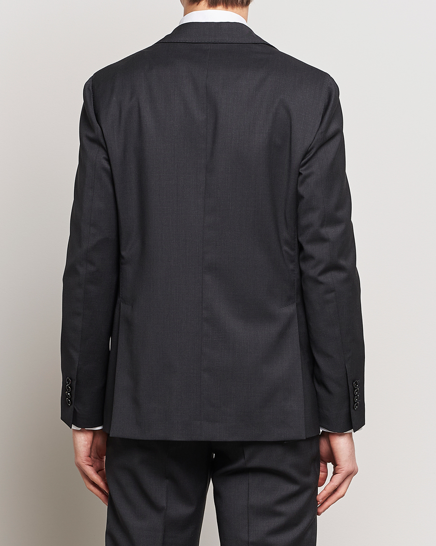 Lardini Two Button Wool Blazer Grey at CareOfCarl.com