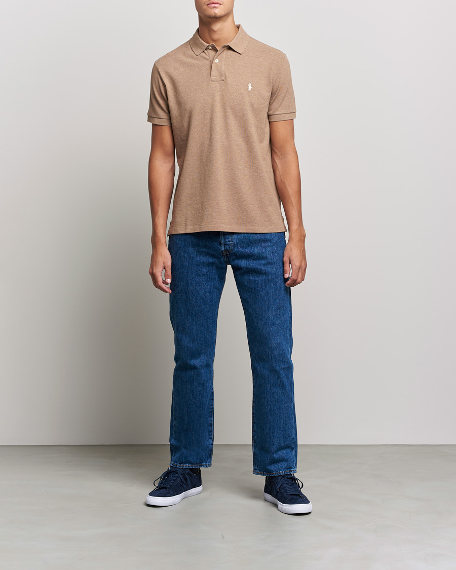 Polo Ralph Lauren Custom Slim Fit Polo Italian Heather at CareOfCarl.com