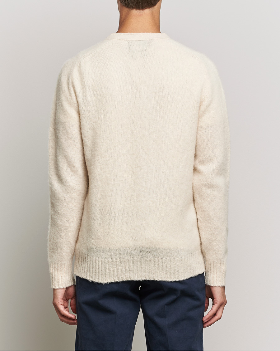 Howlin' Brushed Wool Cardigan Ecru at CareOfCarl.com