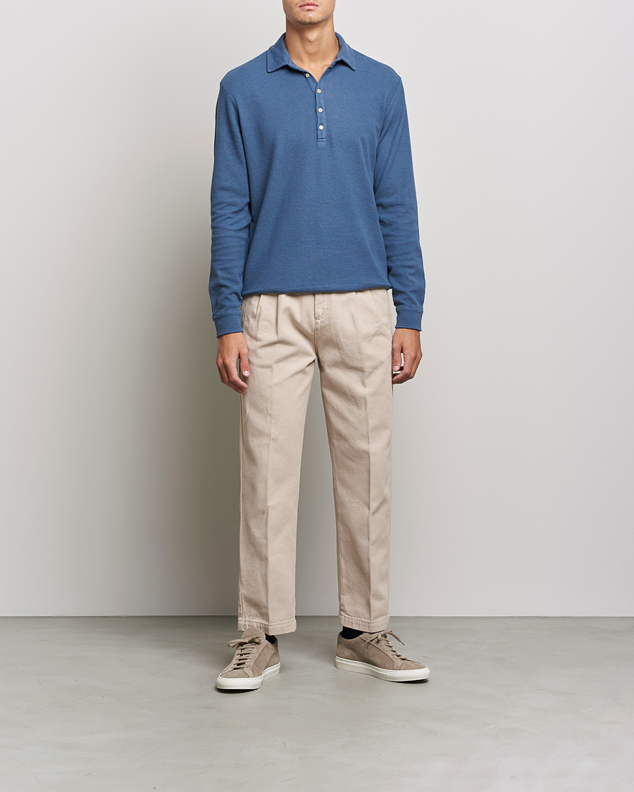 Massimo Alba Ischia Cotton/Cashmere Polo River at CareOfCarl.com