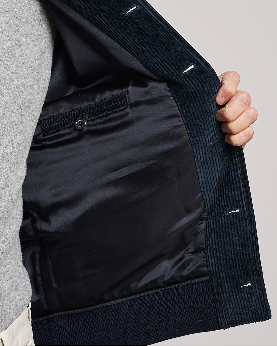 Valstar Raglan Corduroy Jacket Navy at CareOfCarl.com