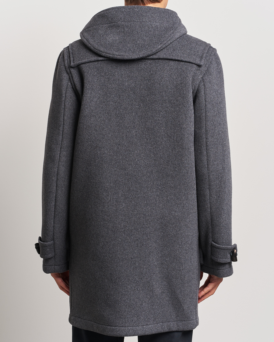 Gloverall Morris Duffle Coat Grey/Blackwatch at CareOfCarl.com