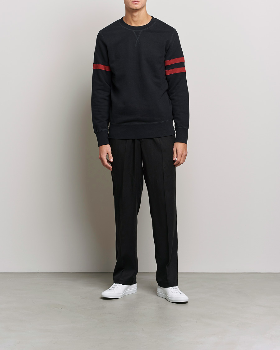 Sunspel Paul Weller Loopback Sweatshirt Black at CareOfCarl.com