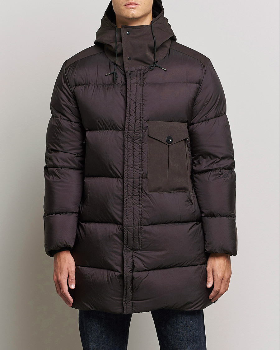 Ten c Cyclone Combo Down Parka Brown at CareOfCarl.com