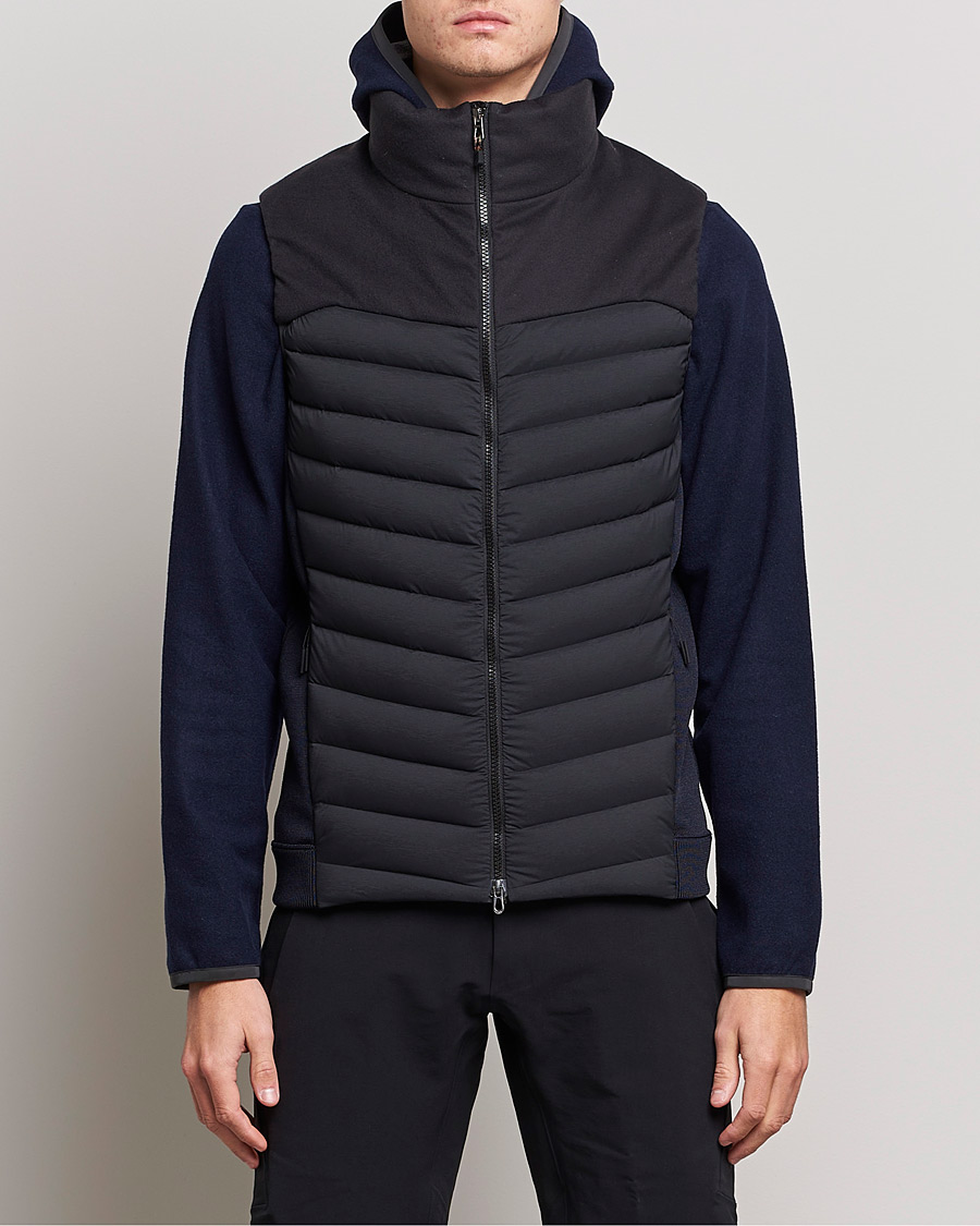 SEASE Warmer Down Vest Caviar at CareOfCarl.com