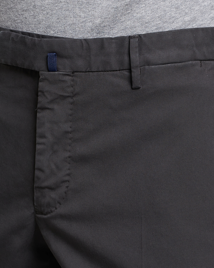 Incotex Slim Fit Comfort Chinos Charcoal at CareOfCarl.com