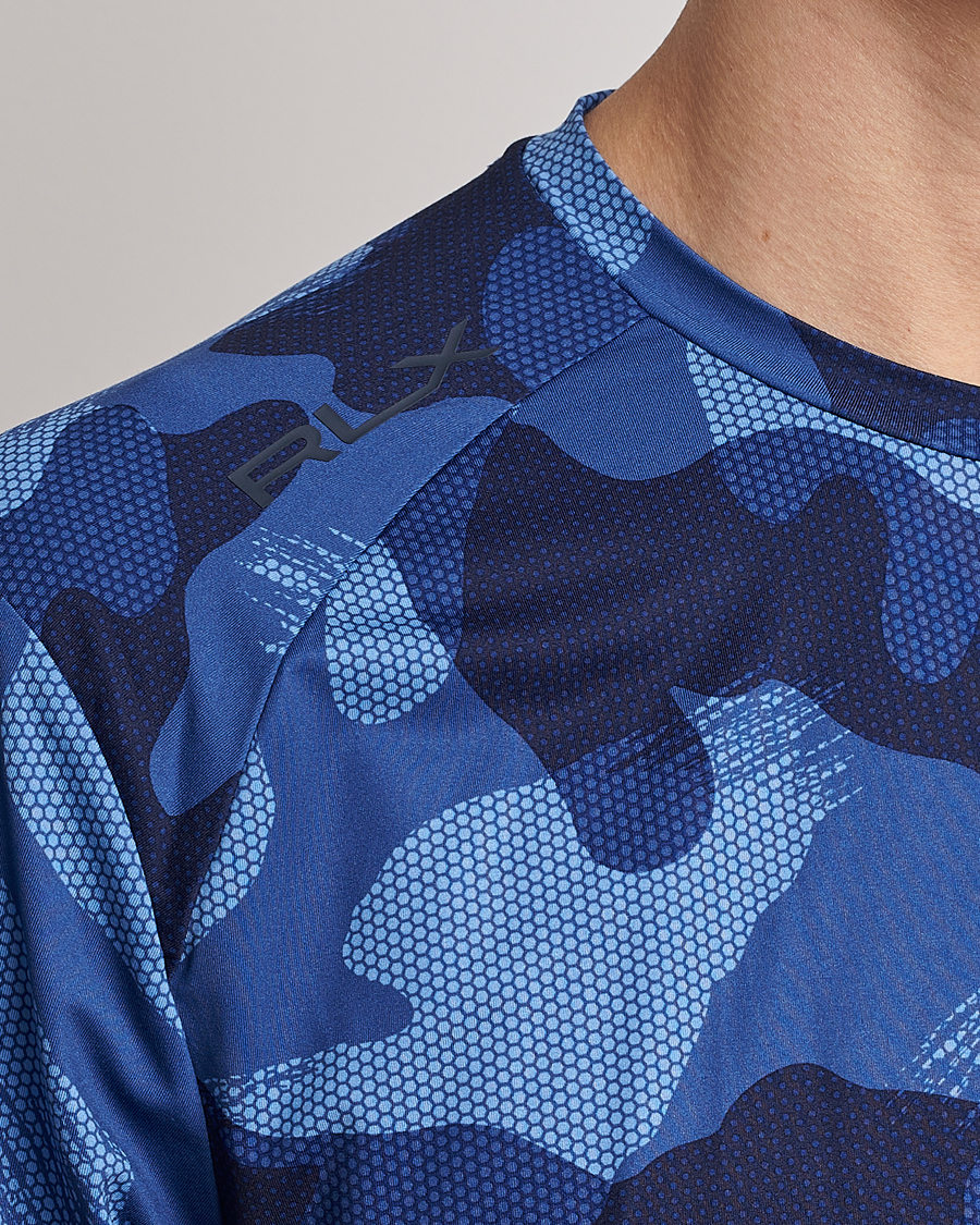 RLX Ralph Lauren Airflow Performance T-Shirt Royal Navy Camo at CareOfCarl.