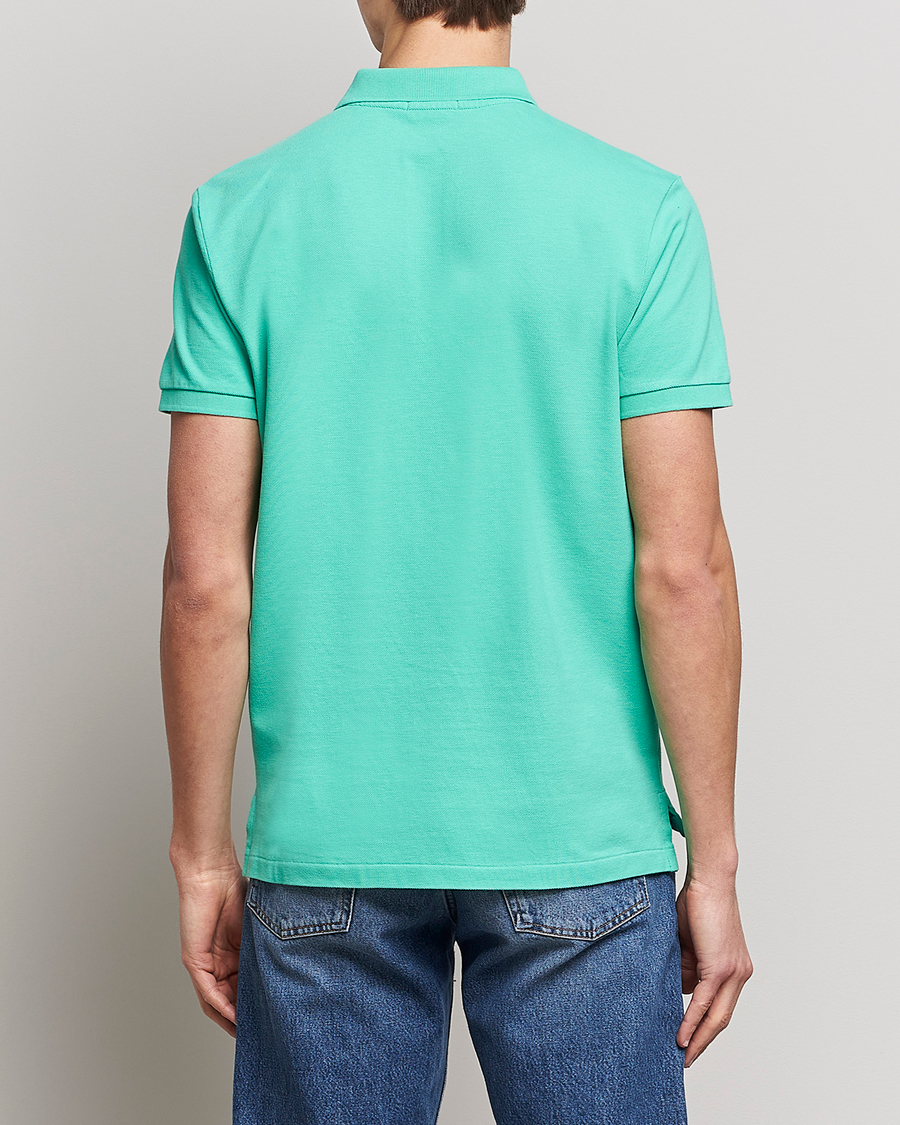 Polo Ralph Lauren Custom Slim Fit Polo Sunset Green at CareOfCarl.com