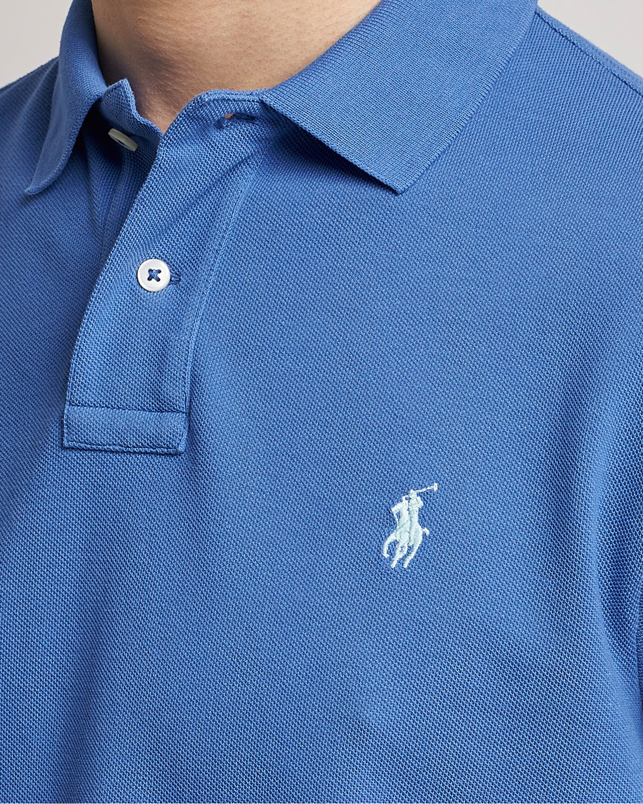 Polo Ralph Lauren Custom Slim Fit Polo Maidstone Blue at CareOfCarl.com