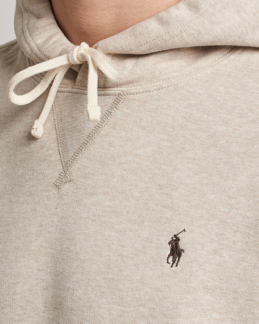 Polo Ralph Lauren RL Fleece Hoodie Expedition Dune Heather at CareOfCarl.co