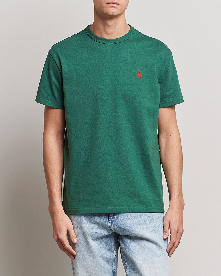 Polo Ralph Lauren Heavyweight Crew Neck T-Shirt Washed Forest at CareOfCarl