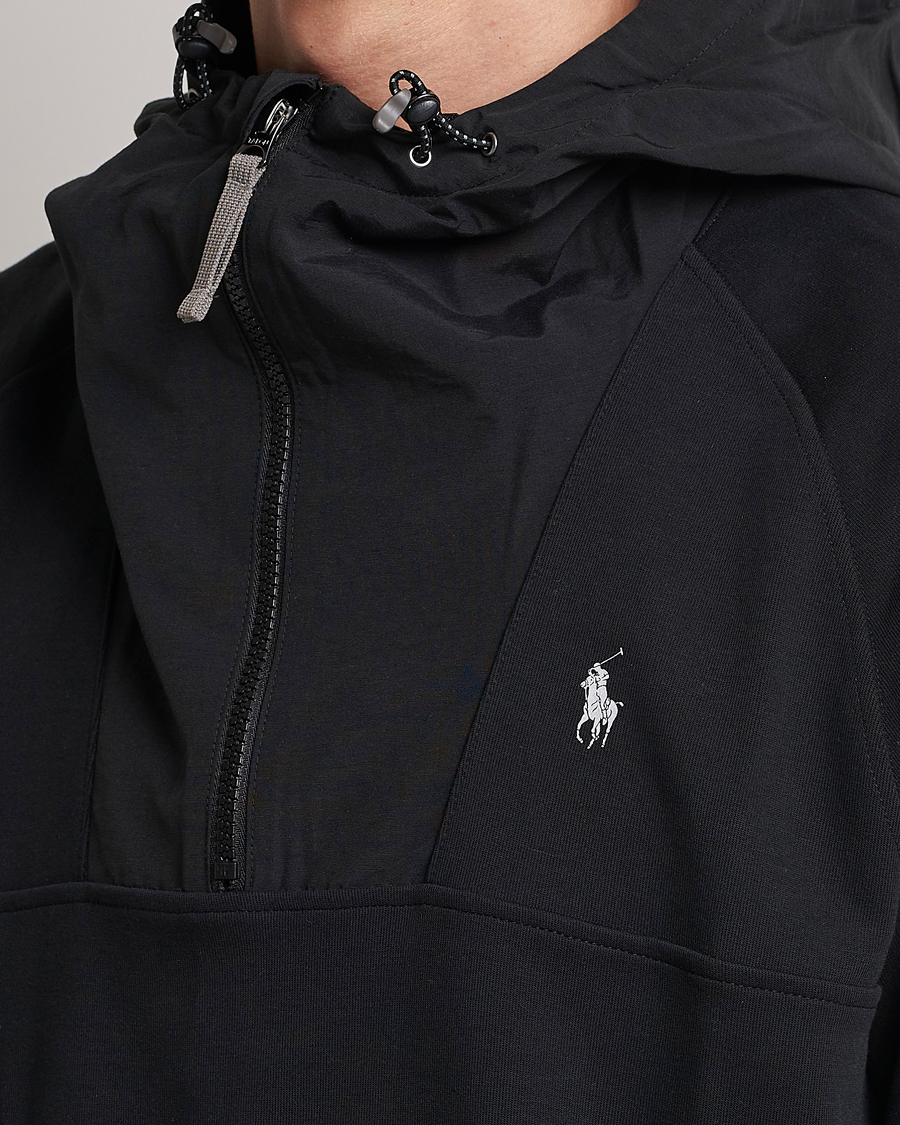 Polo Ralph Lauren Double Knit Performance Hooded Jacket Black at CareOfCarl