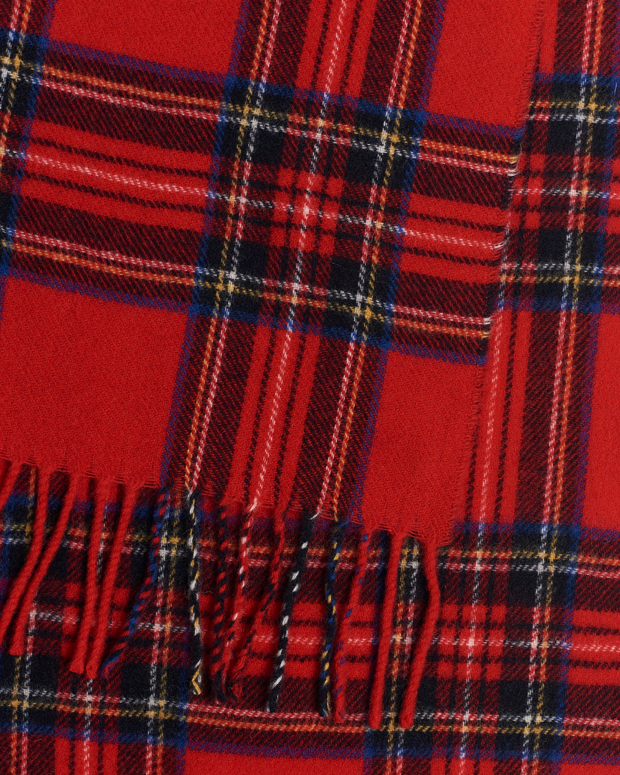 Morris Arthur Check Scarf Red at CareOfCarl.com