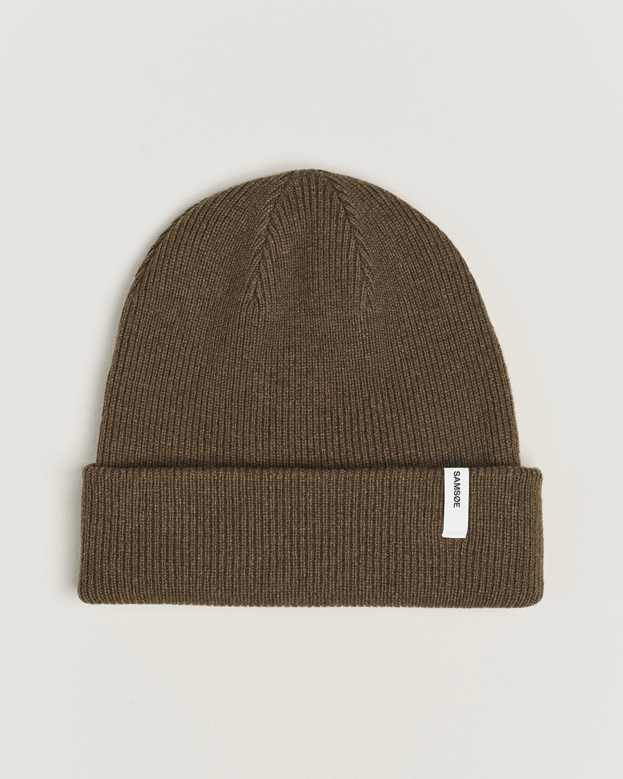 Samsøe & Samsøe Lambswool Beanie Crocodile at CareOfCarl.com