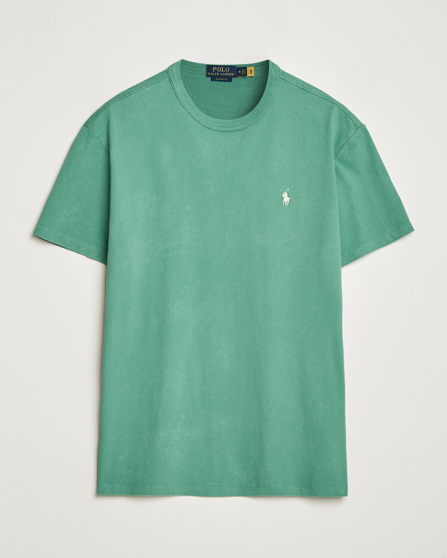 Polo Ralph Lauren Loopback Crew Neck T-Shirt Fairway Green at CareOfCarl.co