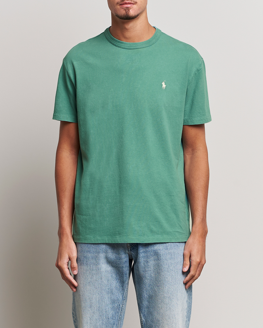 Polo Ralph Lauren Loopback Crew Neck T-Shirt Fairway Green at CareOfCarl.co