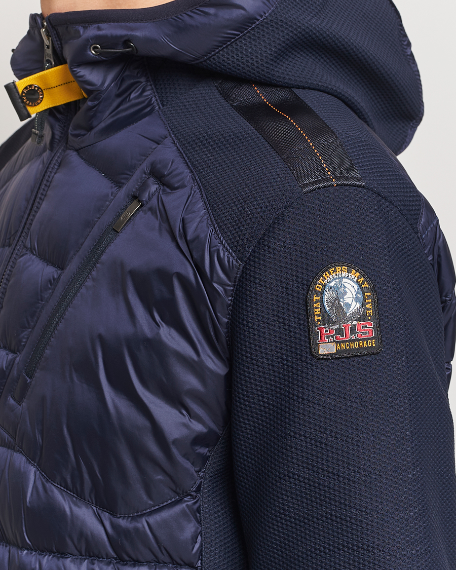 Parajumpers Nolan Hybrid Hooded Jacket Navy at CareOfCarl.com