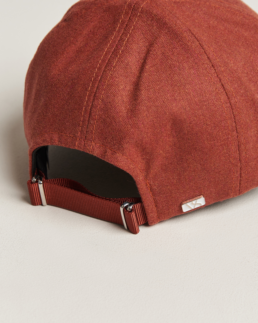 Varsity Headwear Flannel Baseball Cap Coppo Orange at CareOfCarl.com