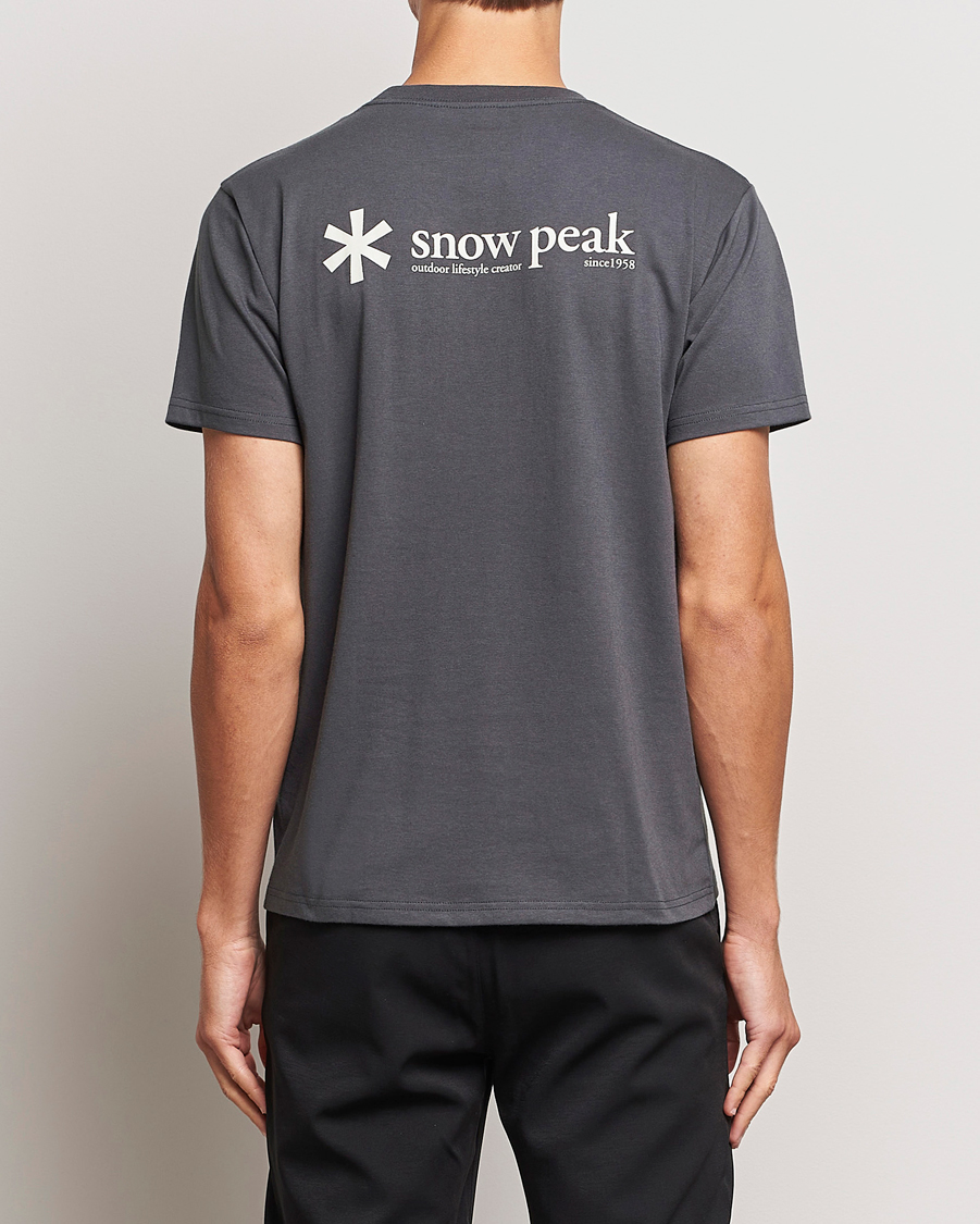 Snow Peak Logo T-Shirt Charcoal at CareOfCarl.com