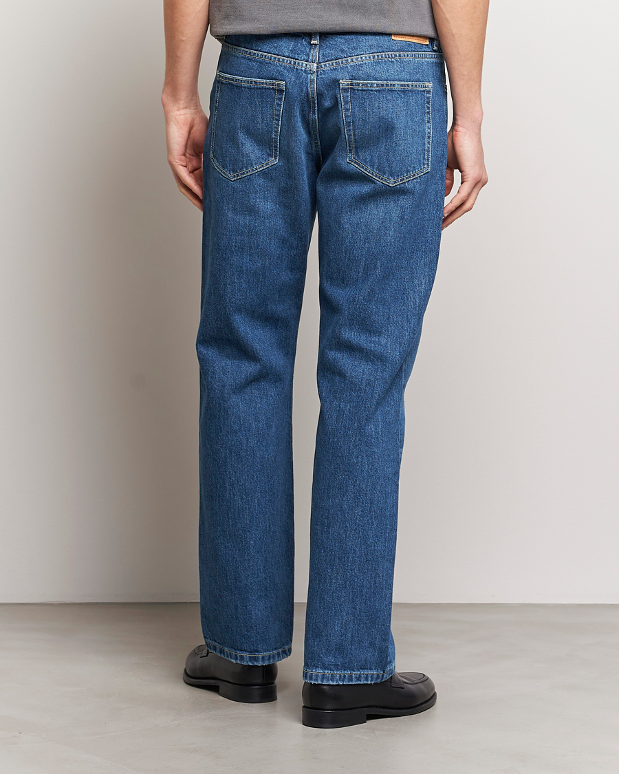 Jeanerica SM010 Straight Jeans Tom Mid Blue Wash at CareOfCarl.com