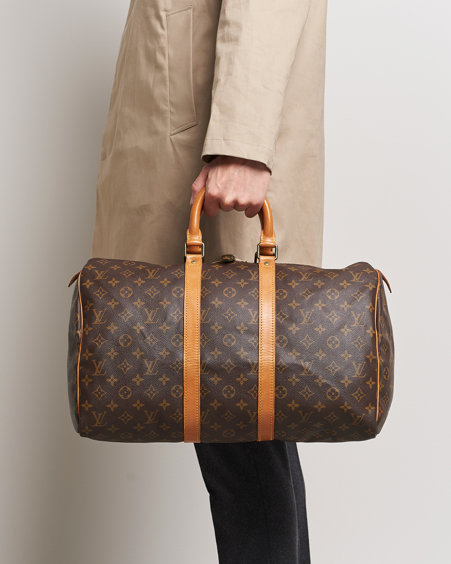 Louis Vuitton Pre-Owned Keepall 45 Bag Monogram at CareOfCarl.com