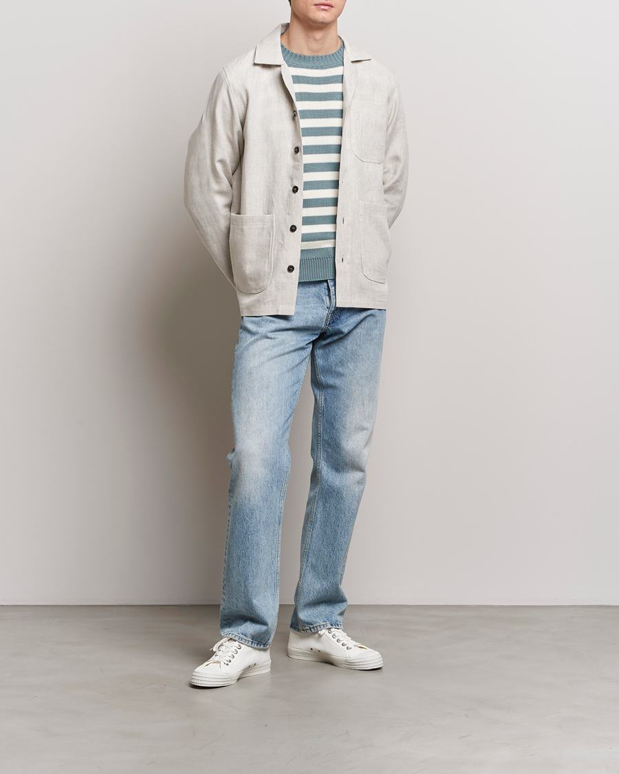 Peregrine Grange Linen Shacket Natural at CareOfCarl.com