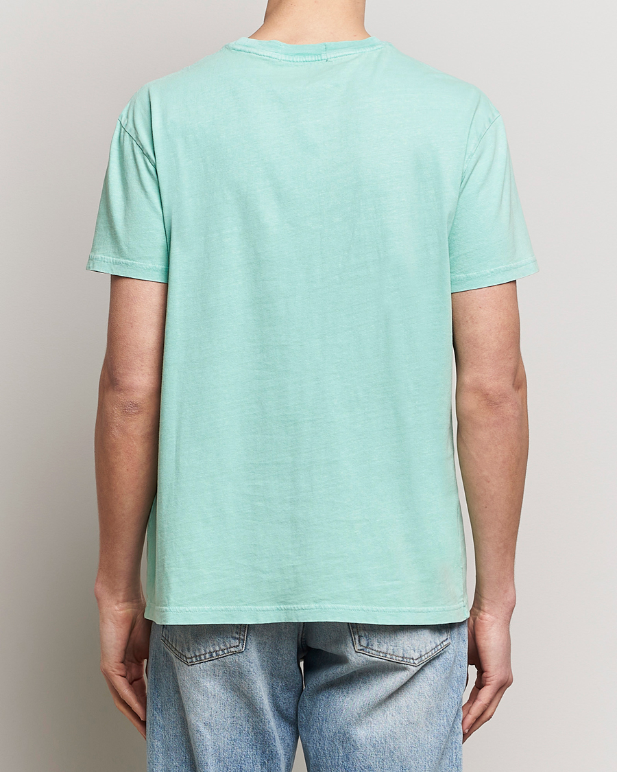 Polo Ralph Lauren Cotton Linen Crew Neck T-Shirt Celadon at CareOfCarl.com