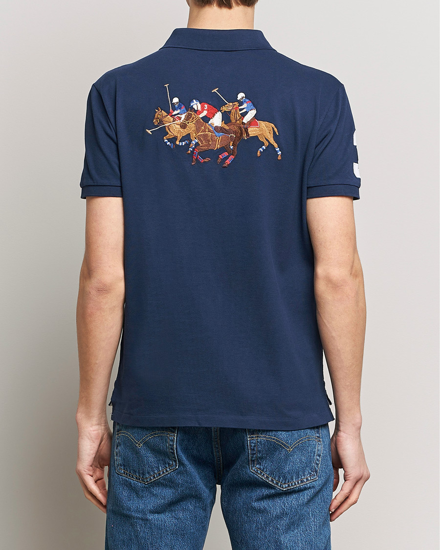 Polo Ralph Lauren Custom Slim Fit Match Club Polo Newport Navy at CareOfCar