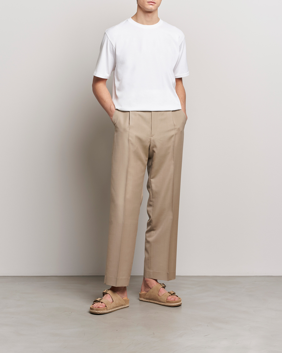 Auralee Luster Plating T-Shirt White at CareOfCarl.com