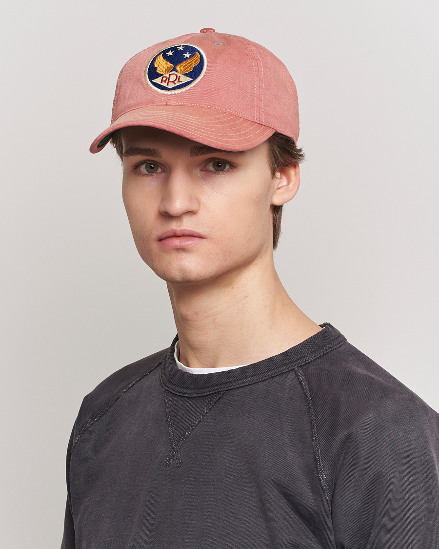 RRL Garment Dyed Ball Cap Faded Red at CareOfCarl.com