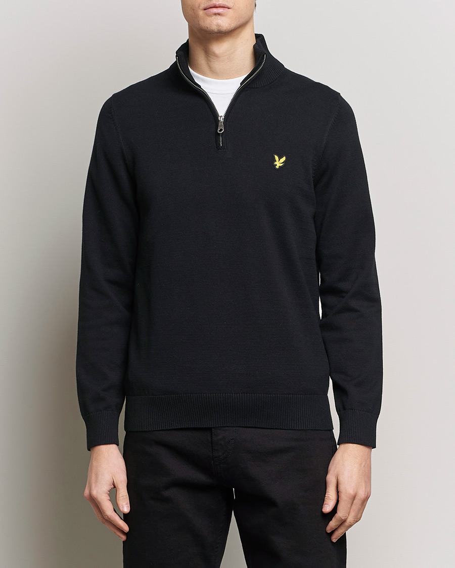 Lyle & Scott Full Zip Hoodie Jet Black at CareOfCarl.com