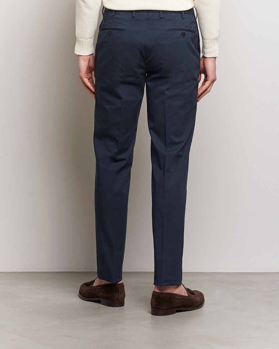 Incotex Regular Fit Comfort Chinos Navy at CareOfCarl.com