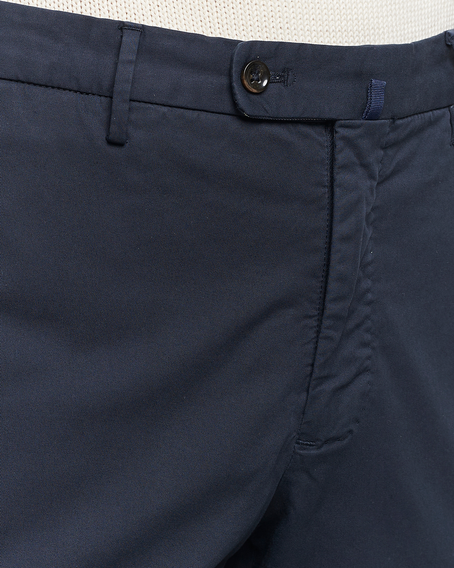 Incotex Regular Fit Comfort Chinos Navy at CareOfCarl.com