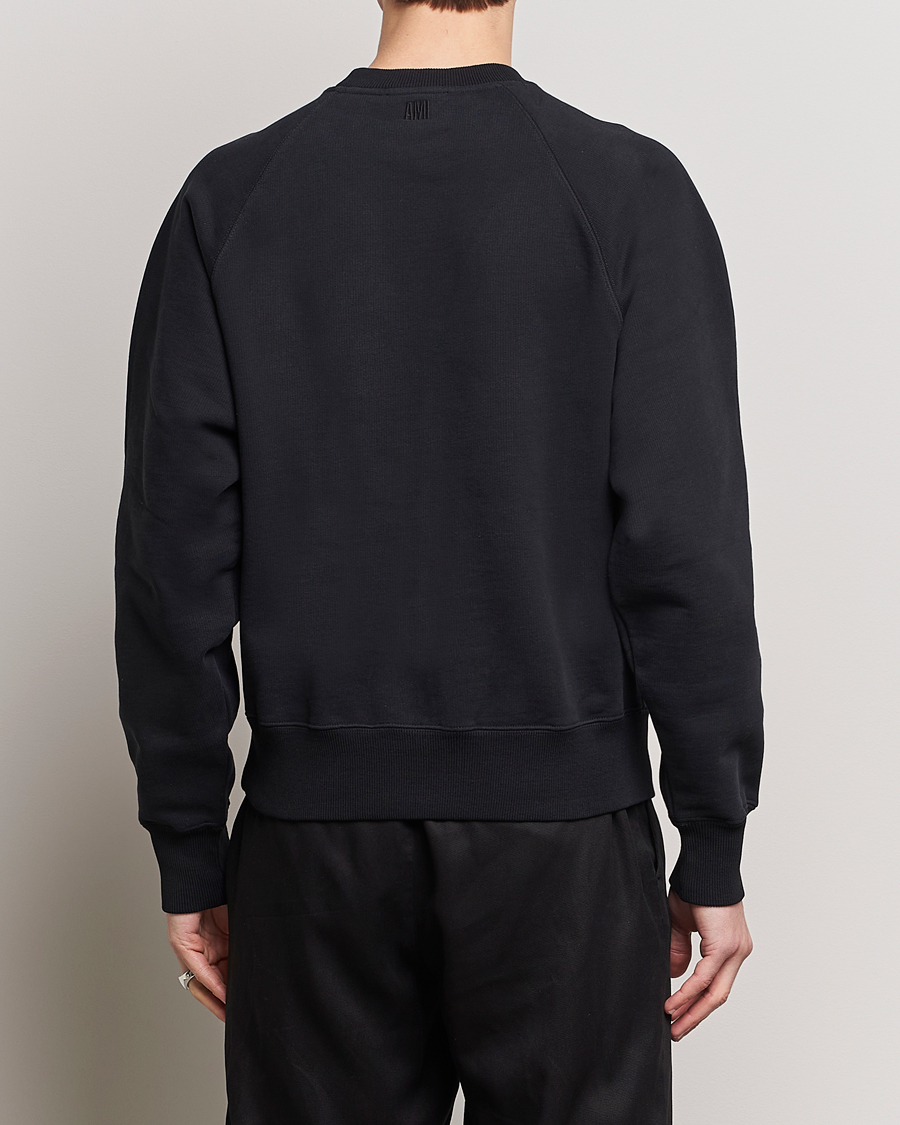 AMI Heart Logo Sweatshirt Black at CareOfCarl.com