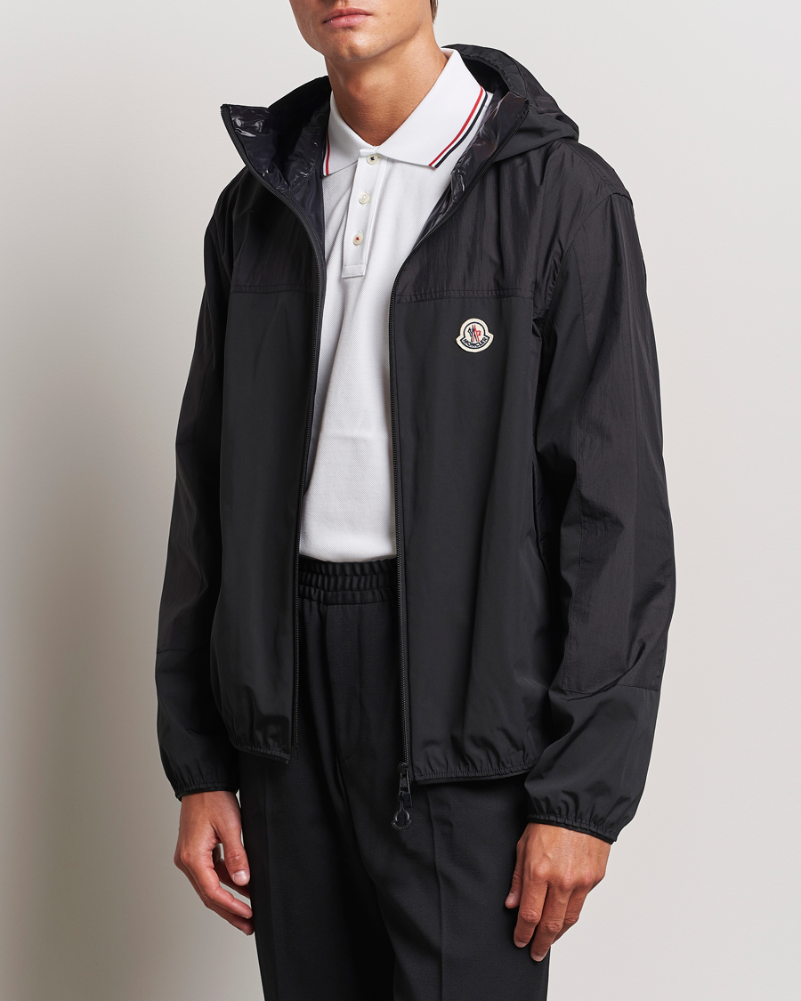 Moncler Mira Hooded Jacket Navy at CareOfCarl.com