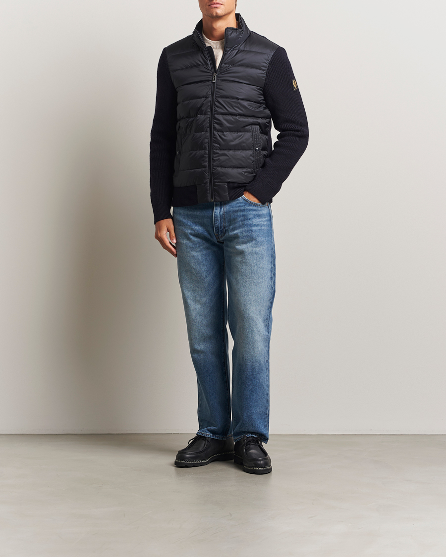 Belstaff Circuiteer Hybrid Jacket Dark Ink at CareOfCarl.com