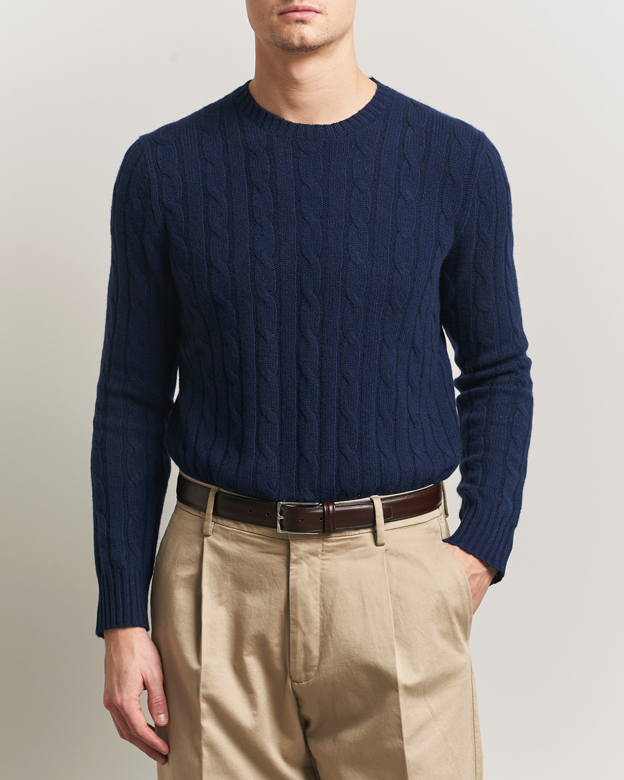 Polo Ralph Lauren Cashmere Sweater Bright Navy at CareOfCarl.com